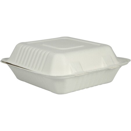 Abena Containers, To-Go, Clam Shell Meal Box w/ Hinged Lid, PK200 1999904382 | Zoro